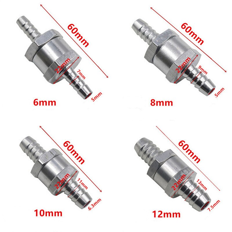 Automobile Fuel One-Way Check Valve 6/8/10/12mm On... – Vicedeal