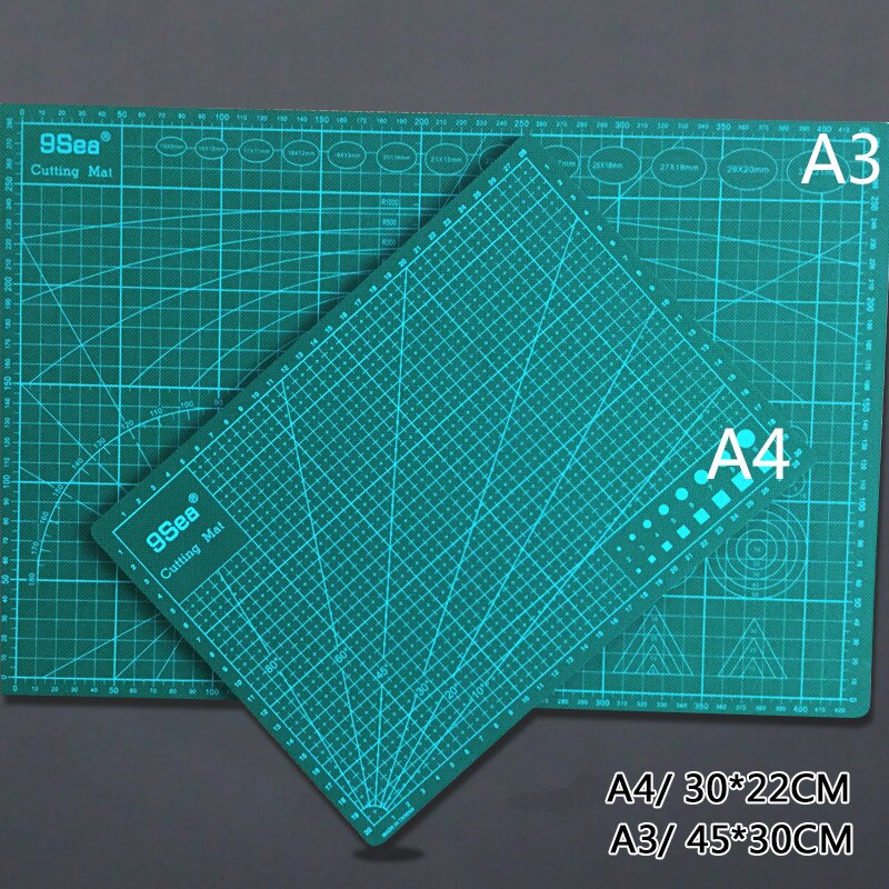 2 Pcs PVC Schneiden Matte A3 + A4 Durable Self-hea... – Vicedeal