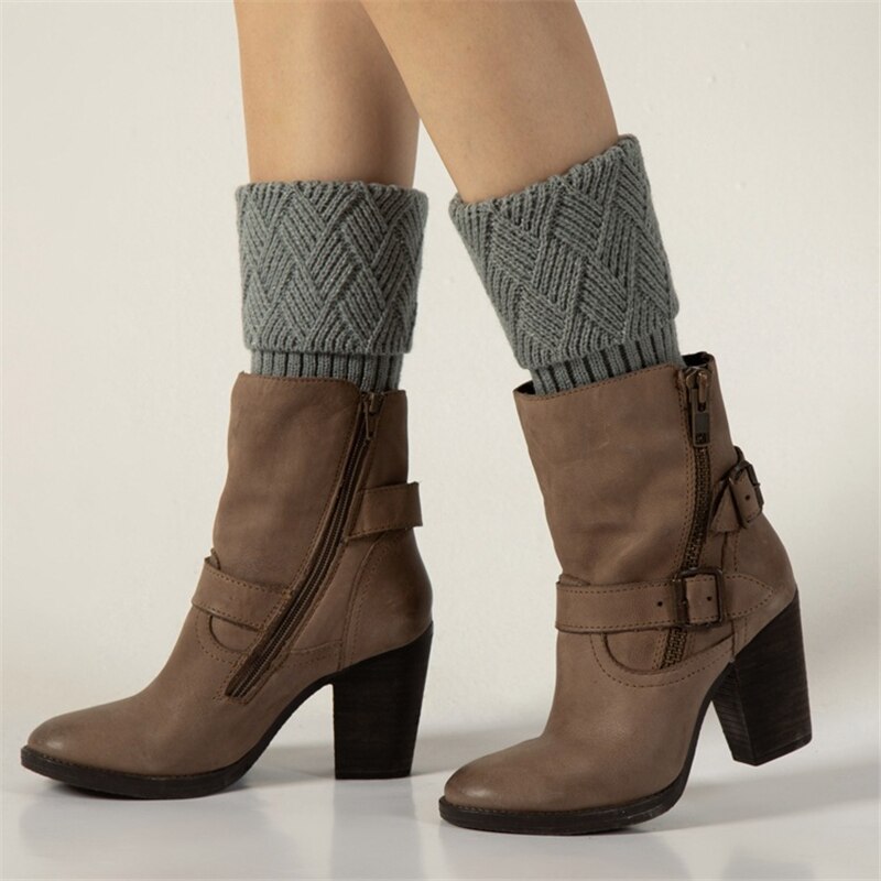 Women's Winter Warm Boot Cover Wool Leg Cover Warm... – Vicedeal