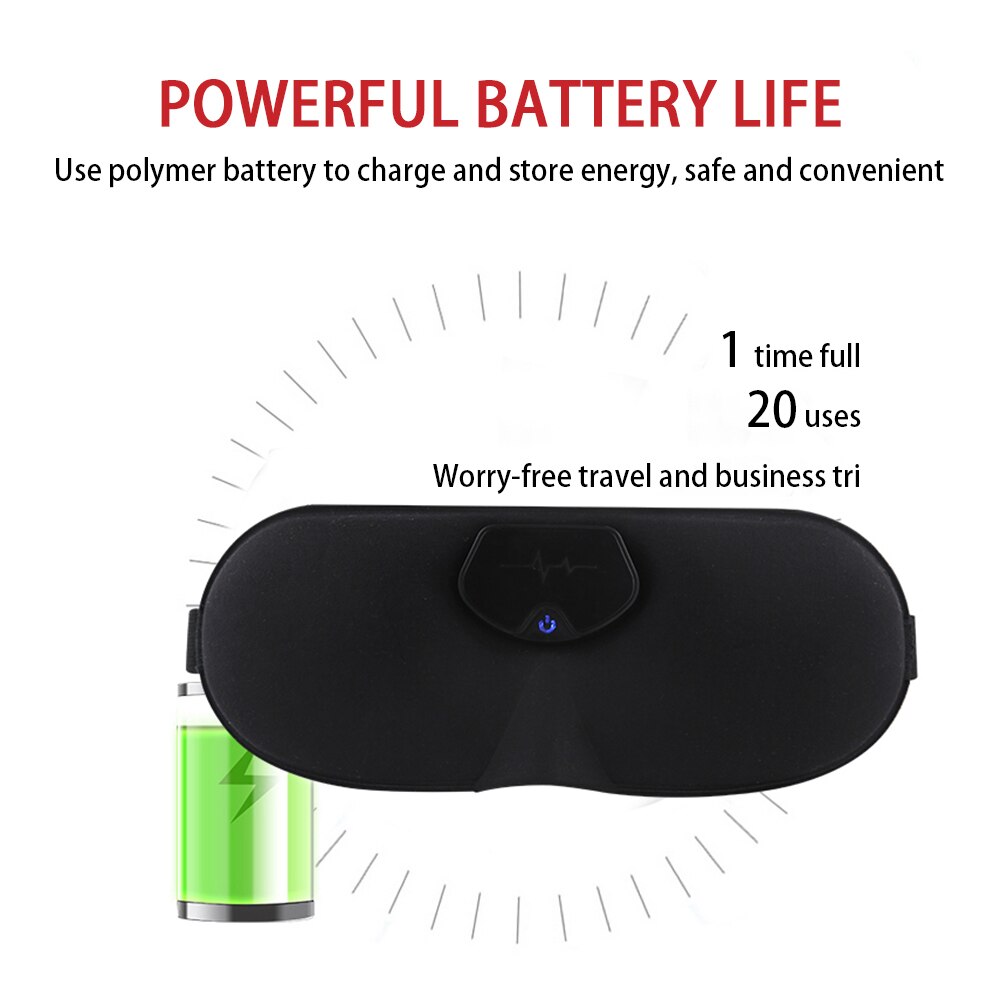 Charge pulse smart sleep eye mask head massager In... – Grandado