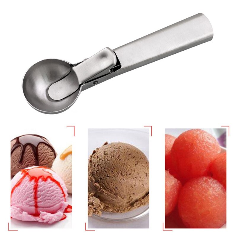 Stainless Steel Ice Cream Scoop Fruit Ice Ball Mak... – Vicedeal