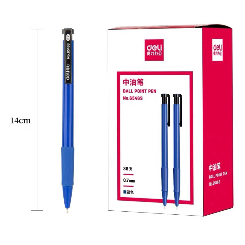 Deli Ballpoint Pen 36pcs Student Writing Business ... – Grandado