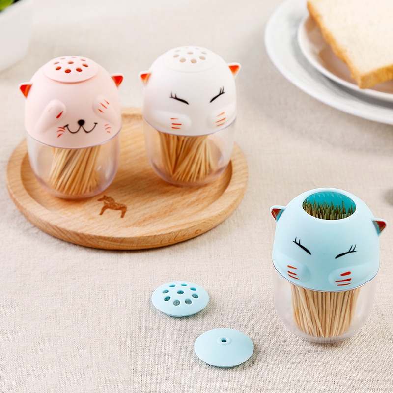 Cute Cat shape spice jar Health safe ABS plastic t... – Grandado