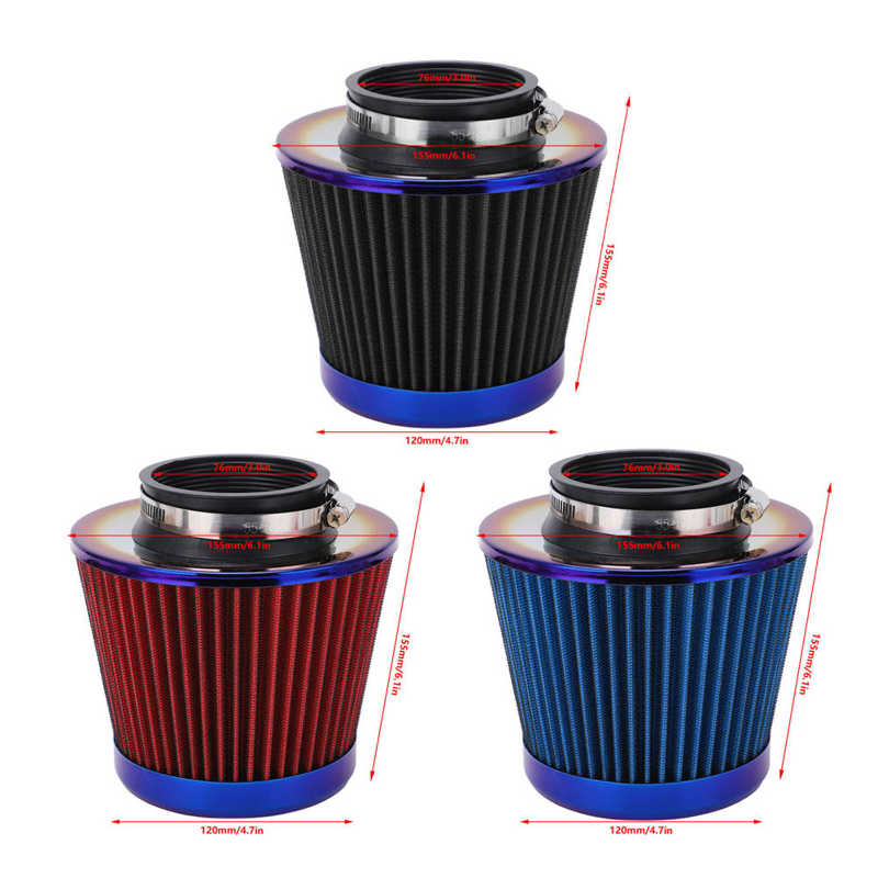 Intake Air Filter High Performance Air Inlet Clean... – Grandado