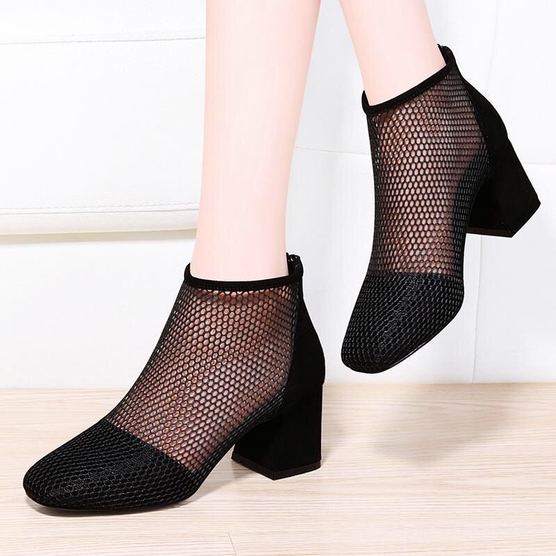 Zapatos Rojos de Red, sandalias de verano para muj... – Vicedeal