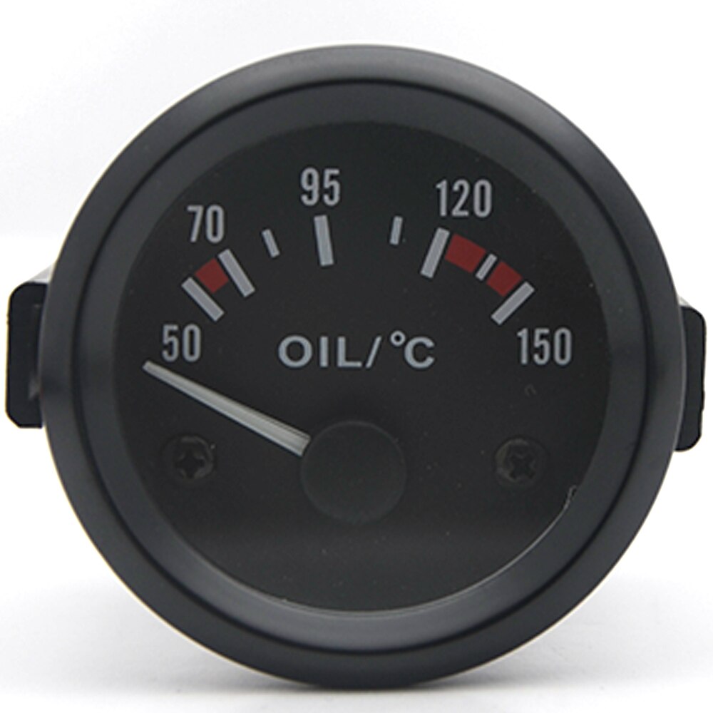 2" 52mm Universal Car Black Analog Oil Temper... – Grandado