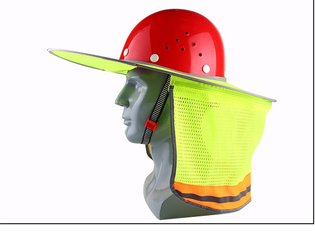 Summer Sun Shade Safety Hard Hat Neck Shield Helme... – Grandado
