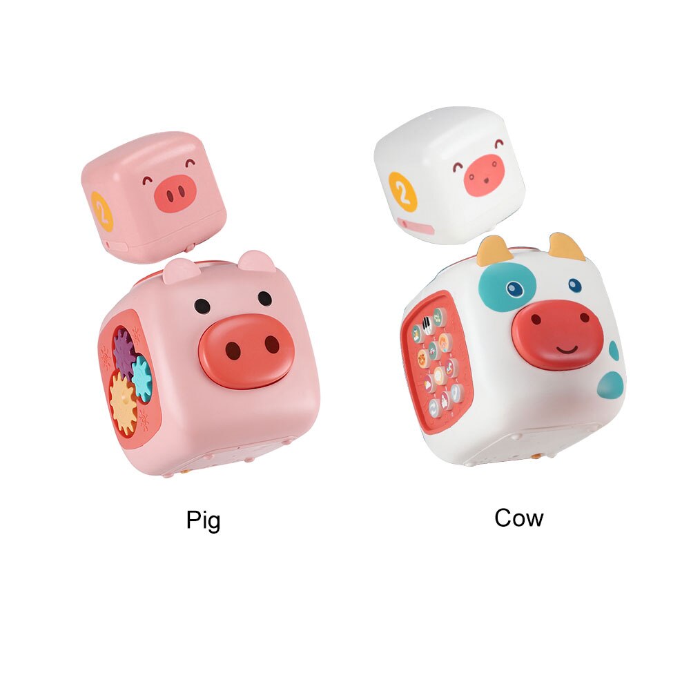 Cute Pig Cow Playing Development Early Learning An... – Grandado