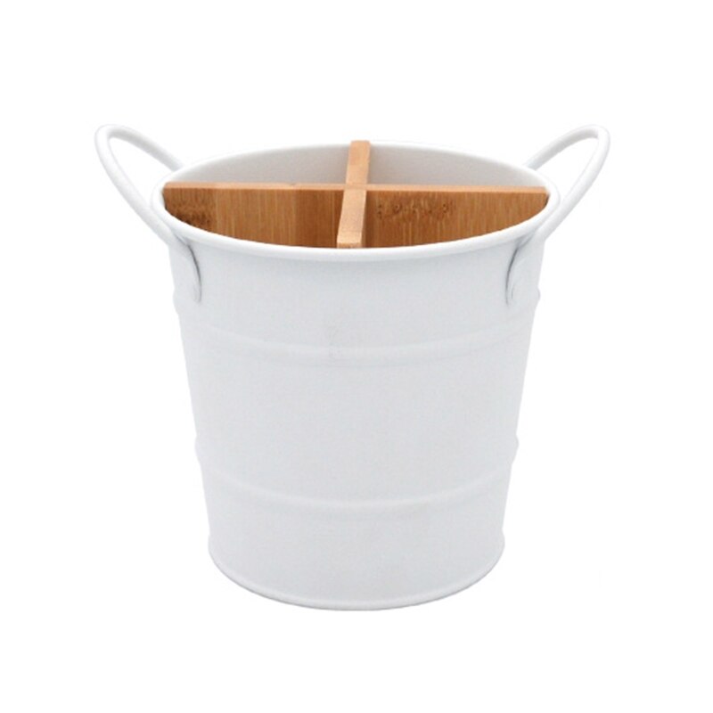 50LB Stainless Steel Cutlery Bucket Compartment Ch... – Grandado