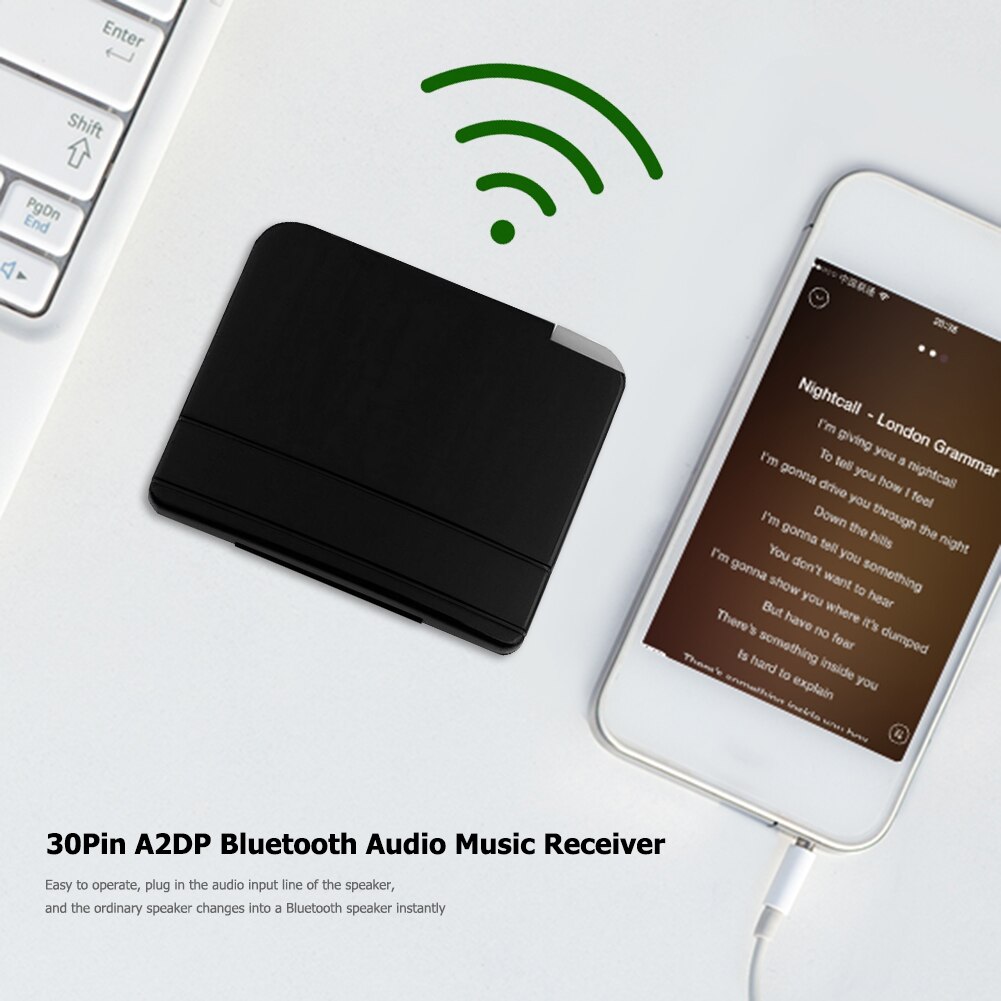 30Pin A2DP Bluetooth Audio Music Receiver Adapter ... – Vicedeal