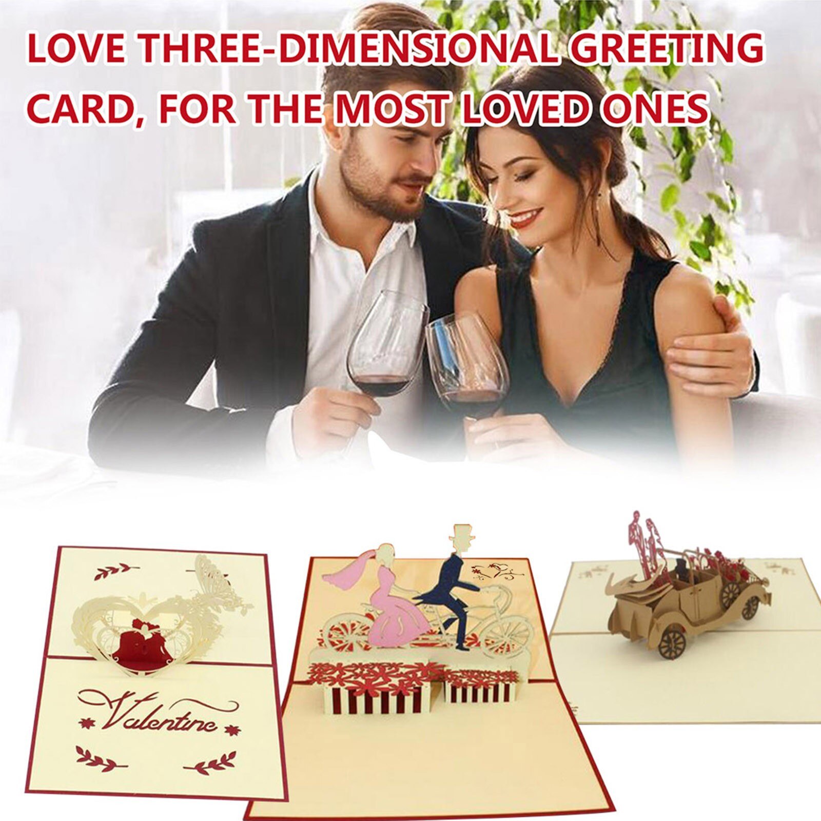 Handmade Paper Art Blank Greeting Cards Decoration... – Vicedeal