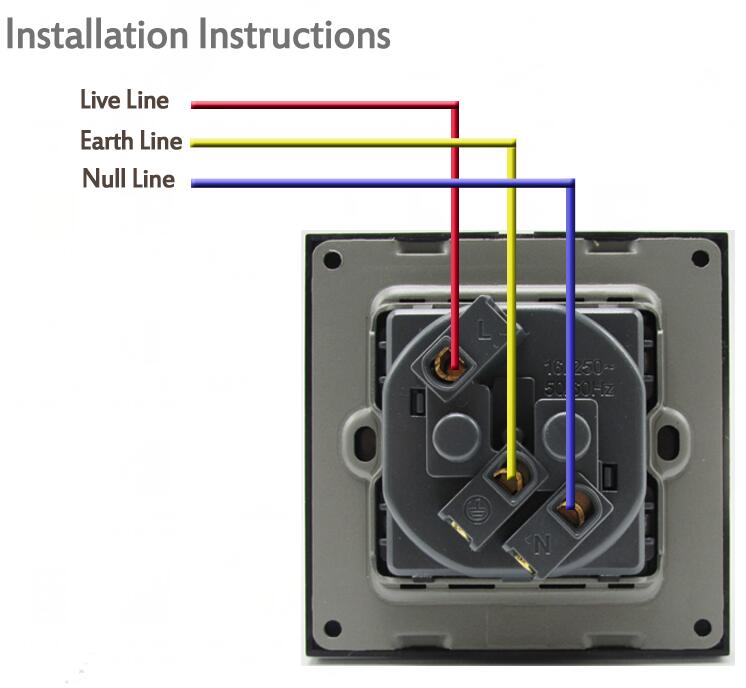 EU Germany Standard 16A Universal Wall Power Socke... – Grandado