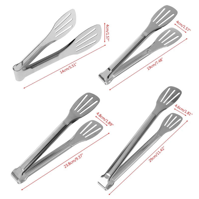 Pinzas de acero inoxidable para cocina, pinzas par... – Grandado