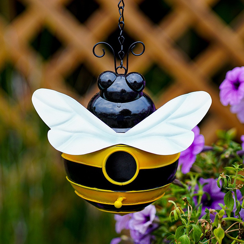 1 kpl rautainen linnunpönttö ulkona riippuva puuta... – Vicedeal