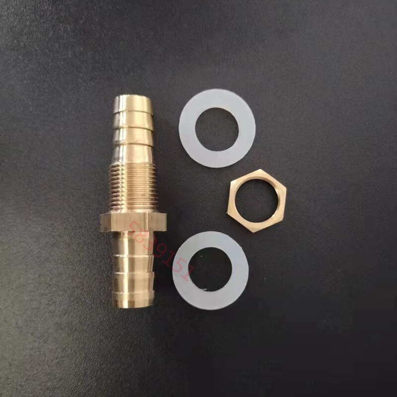 ID Pipe 6 8 10 12 14 16mm Hose Barb Bulkhead Brass... – Grandado