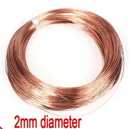 2mm diameter T2 pure copper wire red copper wire t... – Vicedeal