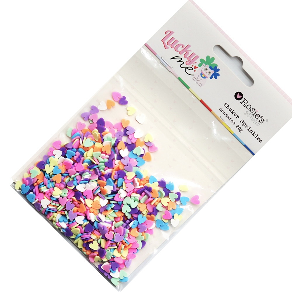CRZCrafter Shaker Sprinkles 20g Heart Tiny Colorfu... – Grandado