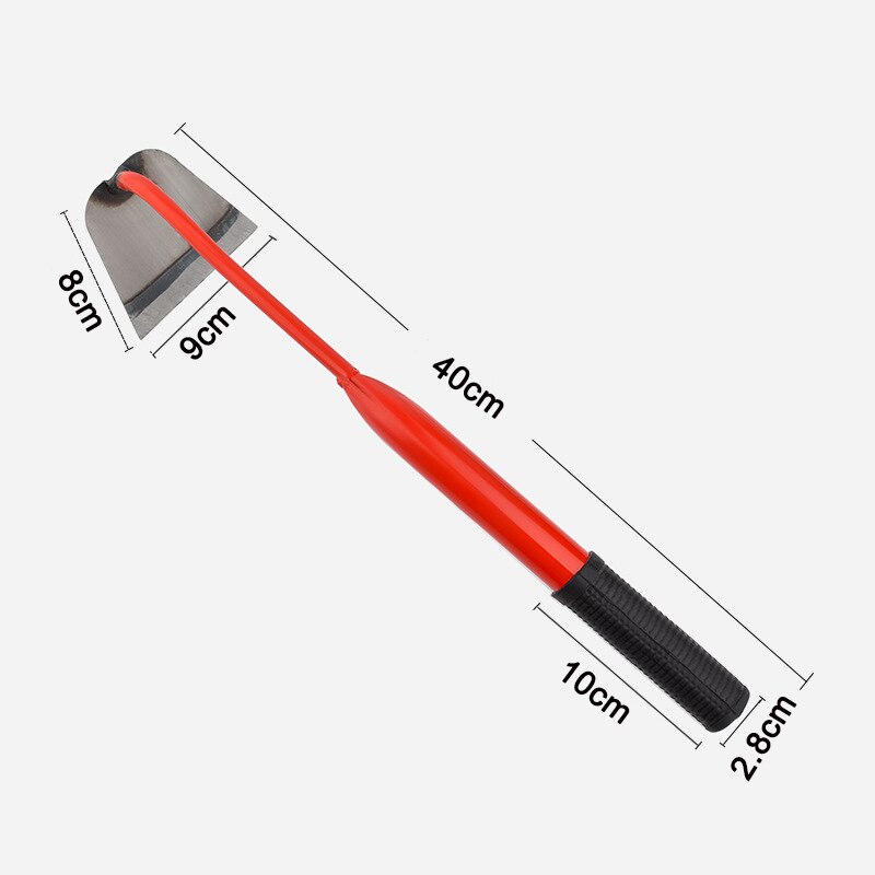 Steel Hardened Hollow Hoe Handheld Weeding Rake Ga... – Grandado