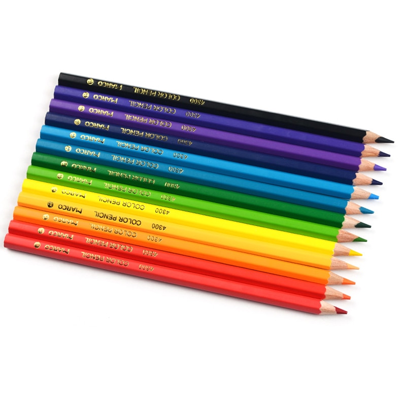 Marco 24/36/48/72colors Oil Color Pencil Set Artis... – Grandado