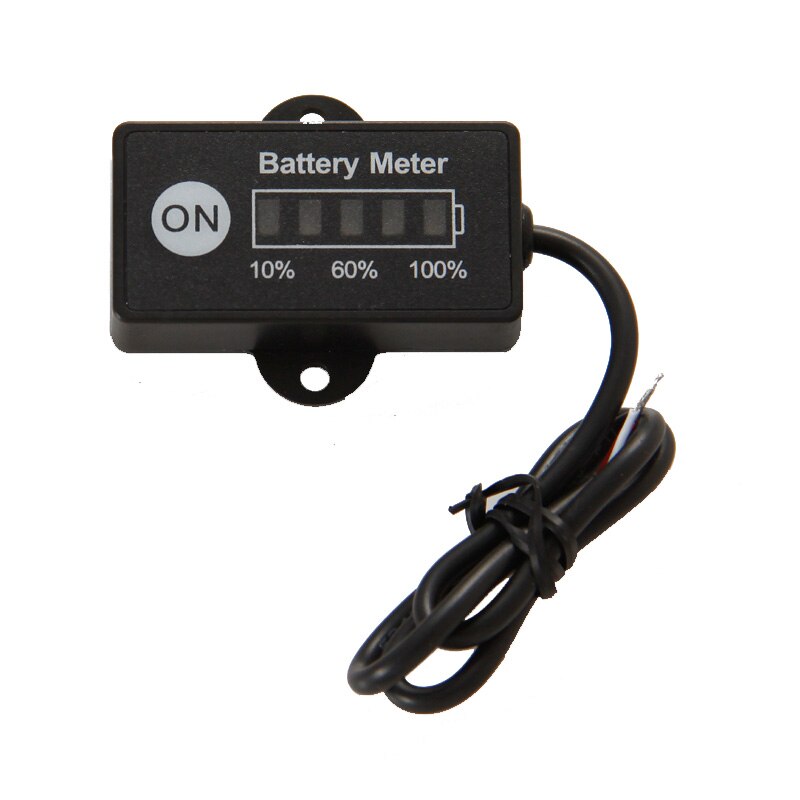 LED 5 BAR Display Mini Battery Meter Battery Indicator 12/24V for ...