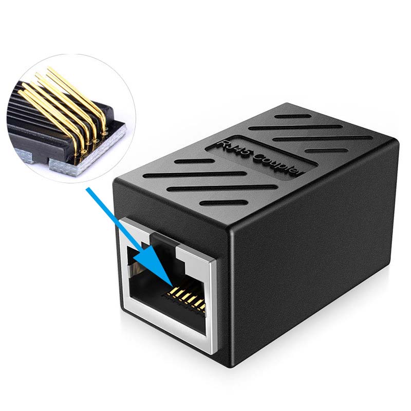 RJ45 Coupler Network Coupler RJ45 CAT 5 5E 6 7 Cab... – Grandado