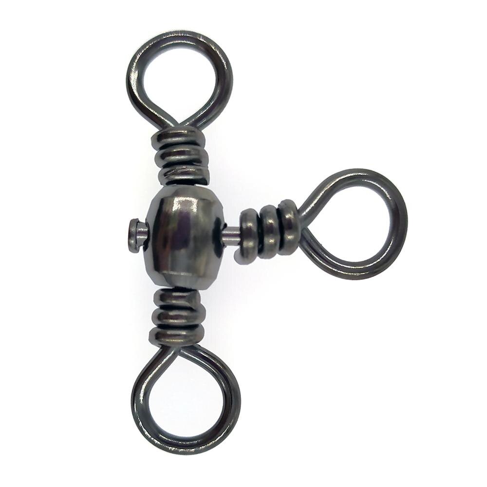 100pcs/200pcs Fishing Swivels 3 Way Barrel Swivel ... – Vicedeal