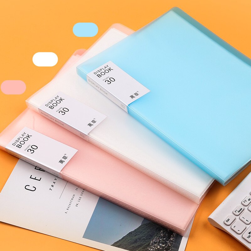 A4 Plastic Budget Binder File Folders Documents 30... – Grandado