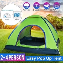 1-4 Person Backpacking Tent Outdoor Camping 4 Seas... – Grandado