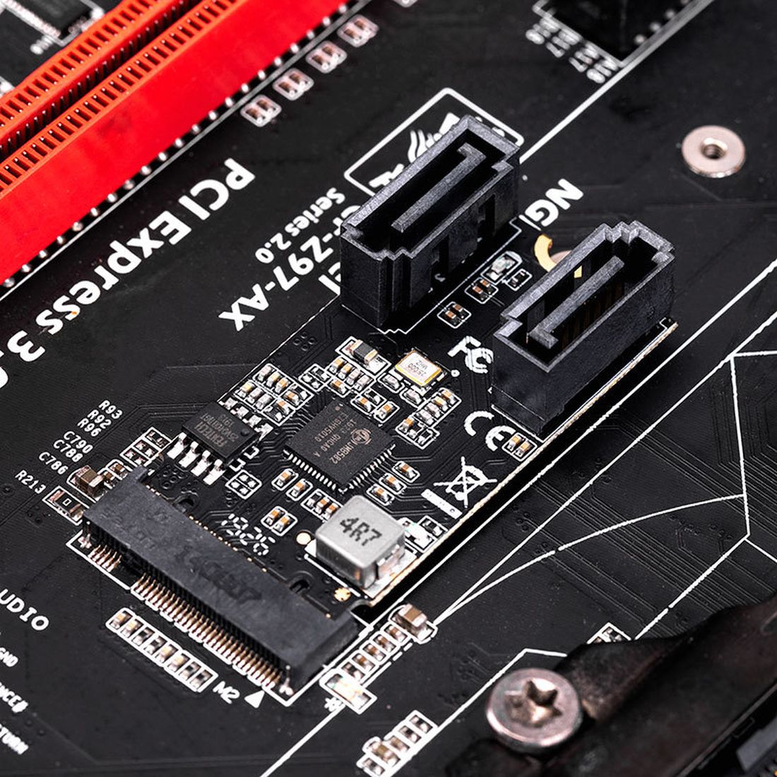 XT-XINTE 2 Port SATA III 6gb/s M.2 21x41mm M Key a... – Grandado