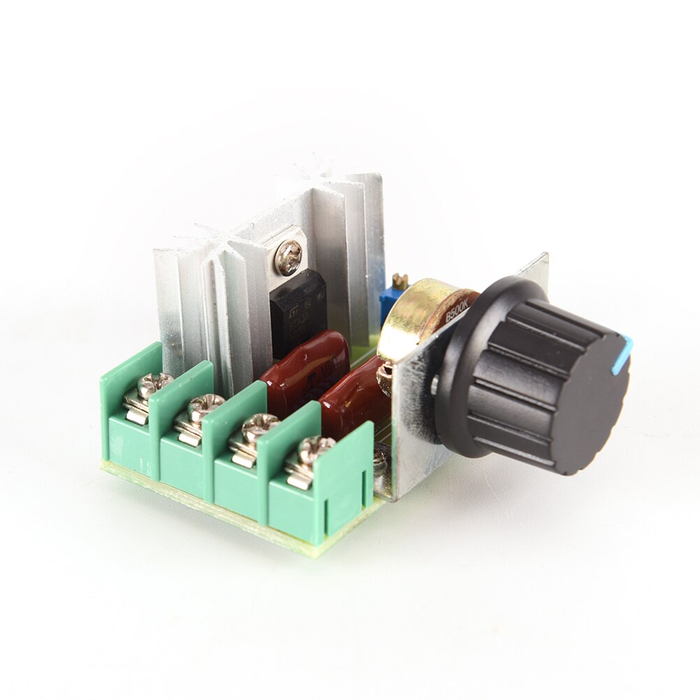 PWM 2000W AC 50-220V 25A Adjustable Motor Speed Controller Voltage Regulator Motor Speed ...