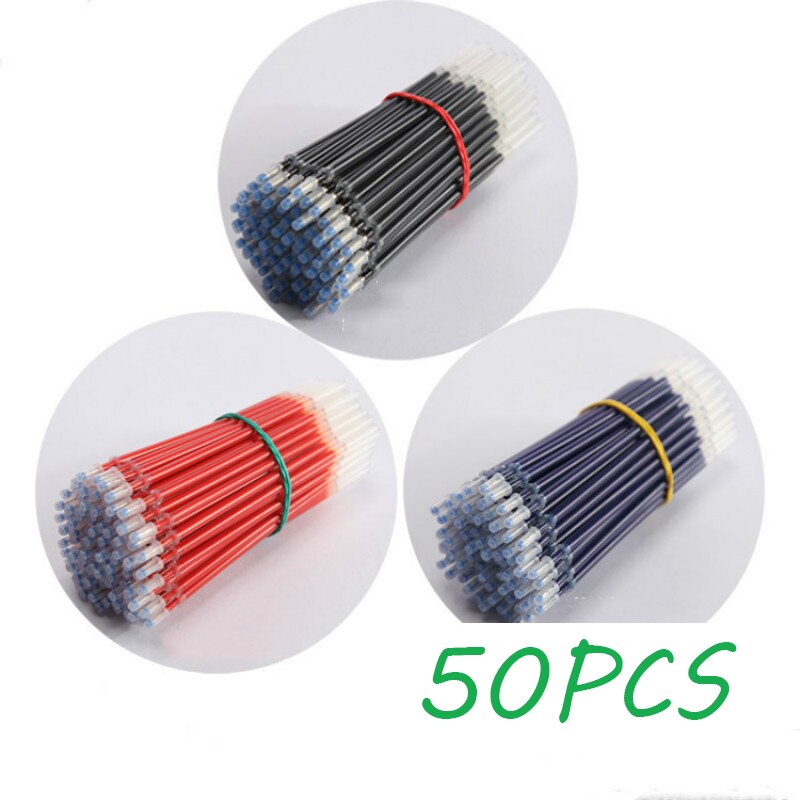 50pcs 0.5mm Gel Pen Refills Ink Pen Replacement Si... – Vicedeal