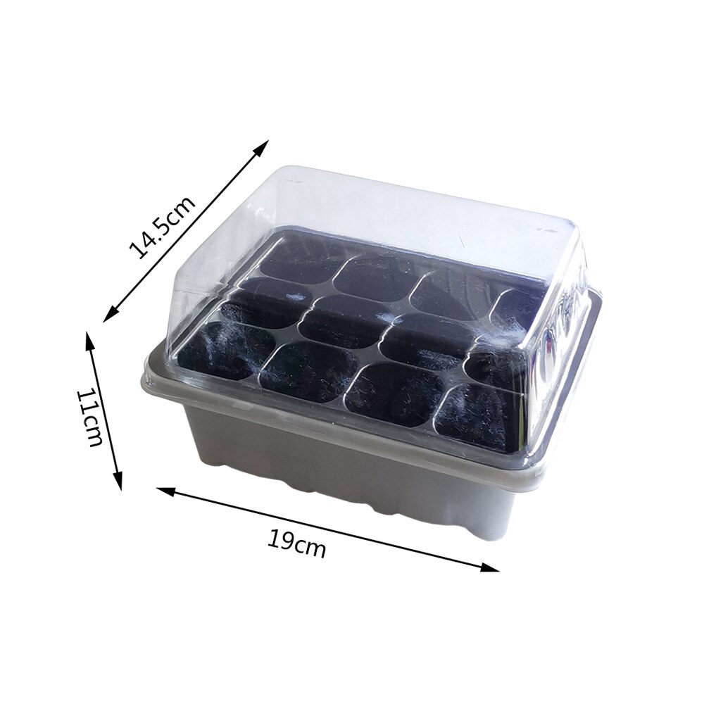 10Pcs Plastic Nursery Pots 12 Cells Seedling Tray ... – Grandado