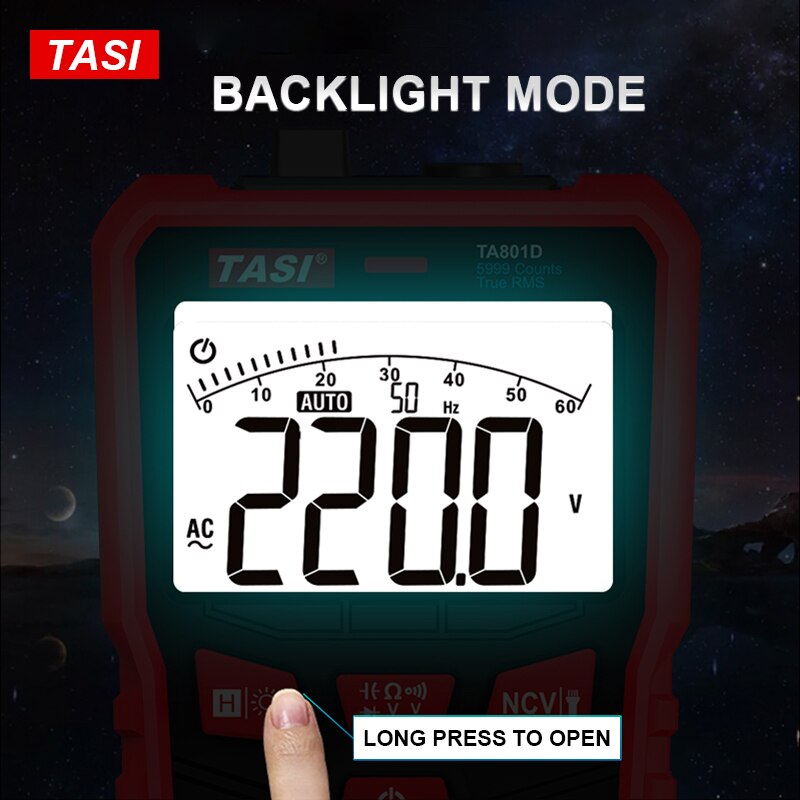 TASI Digital Multimeter High Precise 2000/6000/100... – Grandado