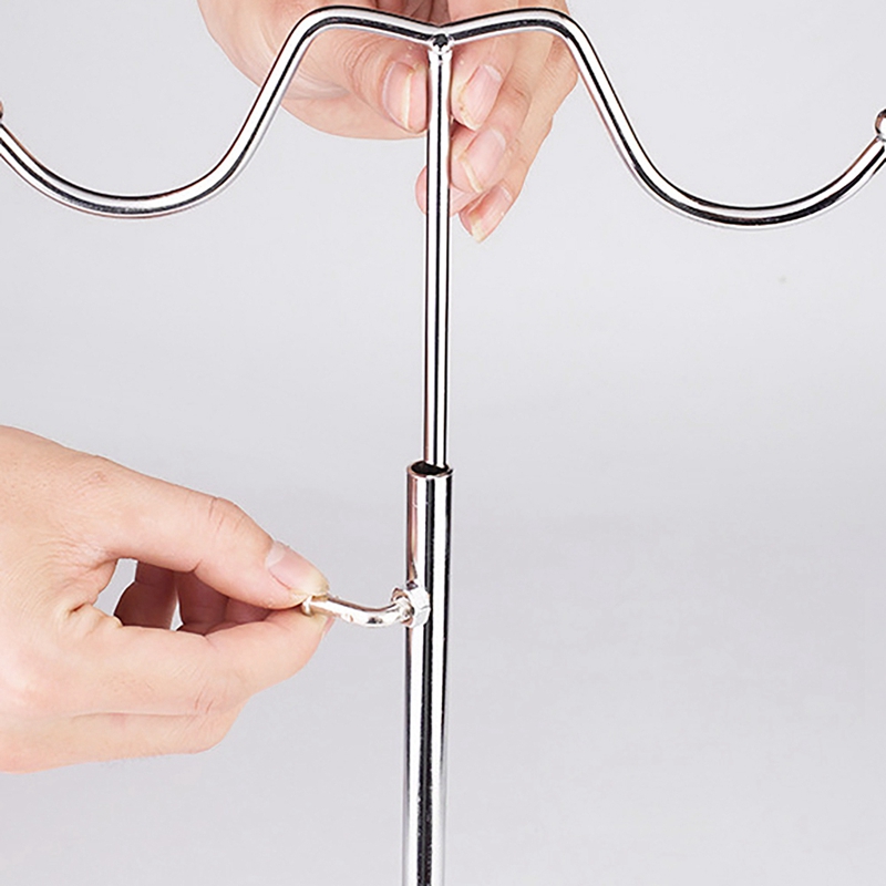 Metal Handbag Rack Women Bag Display Stand Double ... – Grandado