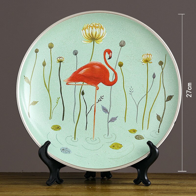 American Ceramic Decorative Plate Background Displ... – Grandado