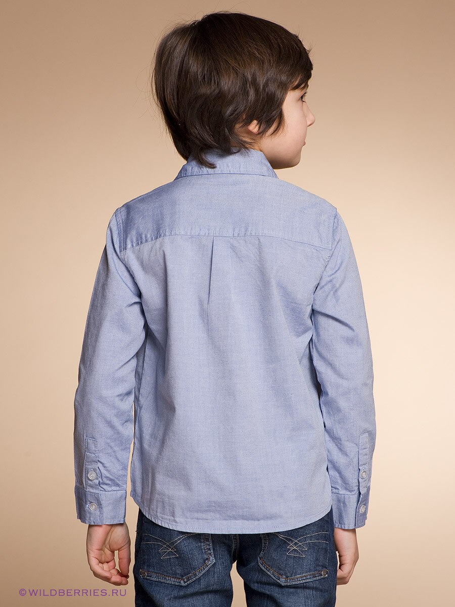 Chemise d'école pour garçons/chemise à manches lon... – Grandado