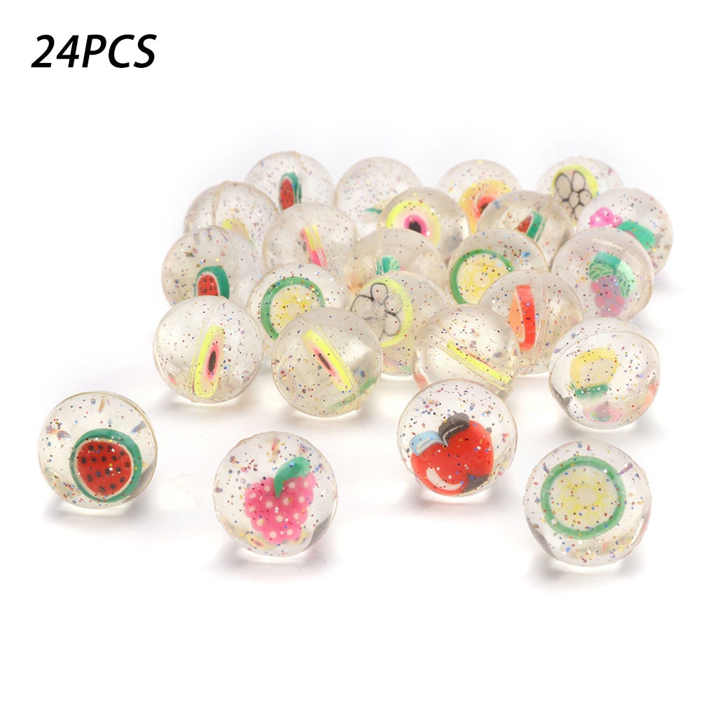 24pcs Favorite Rubber Clear Birthday Party Balls B... – Vicedeal