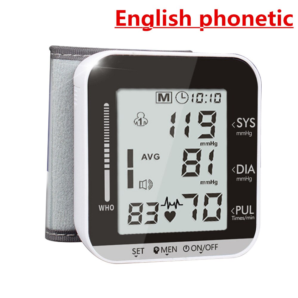 BP Sphygmomanometer big Wrist Blood Pressure Monit... – Grandado