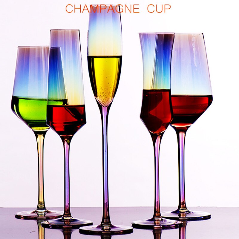 Graceful Crystal Champagne Glass Goblet Sparkling ... – Grandado