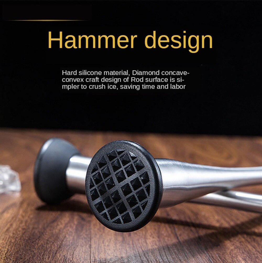 Stainless Steel Cocktail Muddler,Ice Crushing Stic... – Grandado