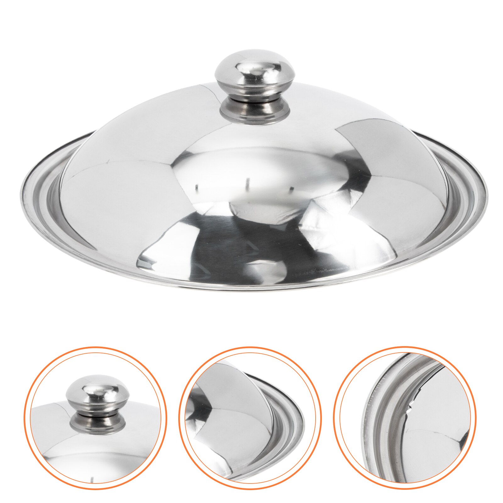 Kitchen Pot Stainless Steel Cover Pot Cover Kitche... – Vicedeal