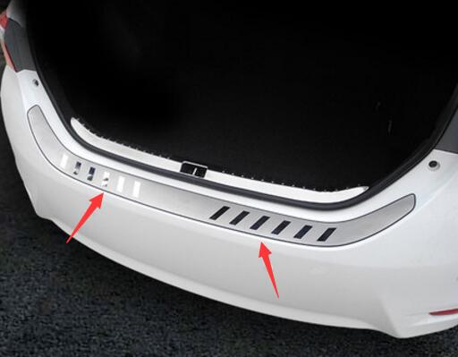 Stainless steel Rearguards Rear bumper Trunk Trim ... – Grandado