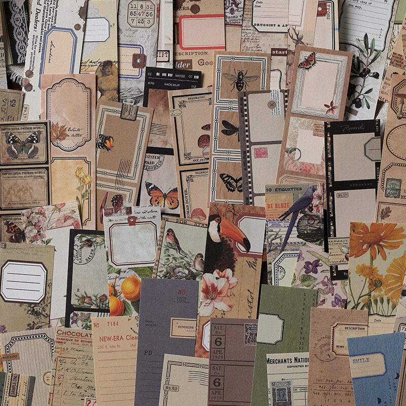 50pcs Vintage Butterfly Writing paper Cards Memo P... – Vicedeal