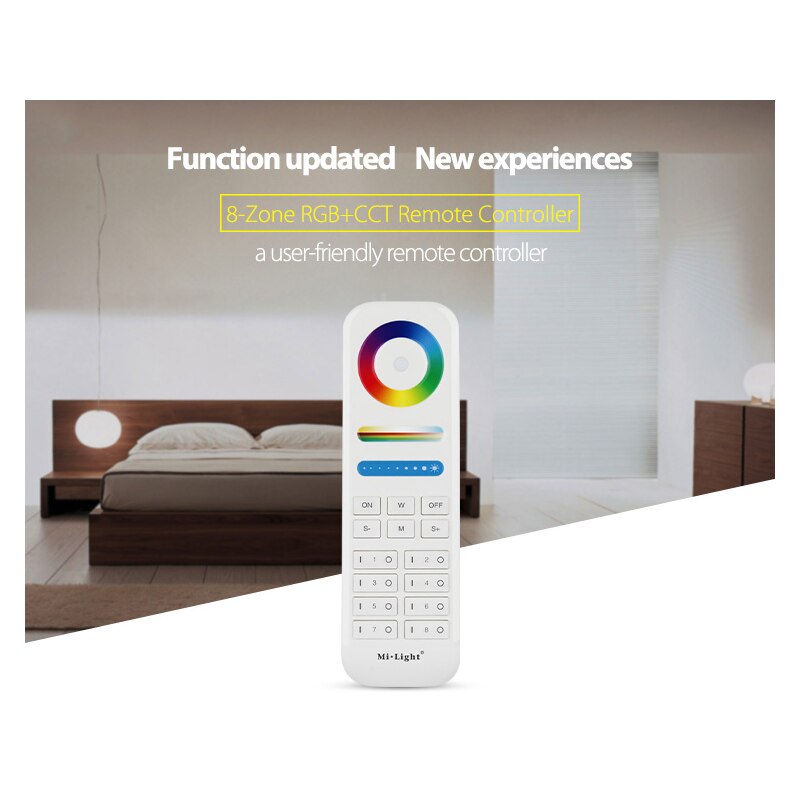 MiLight 2.4G wireless 8 Zone FUT089 remote;B8 Wall... – Vicedeal