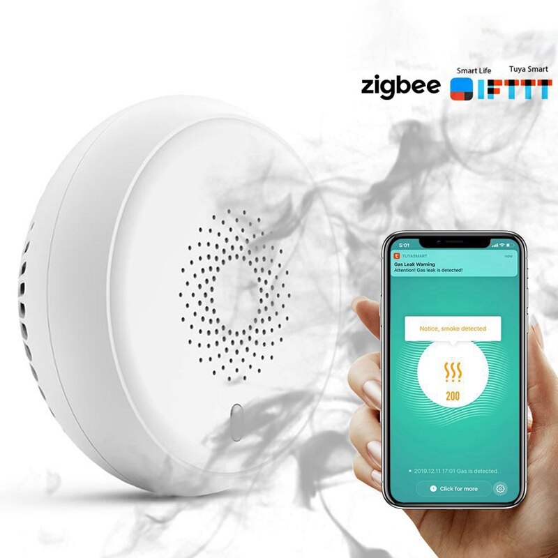 Ceiling-Type Intelligent Smoke Detector Smoke-Sens... – Vicedeal