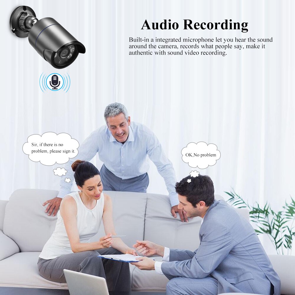 Gadinan PoE IP Camera SD Card Slot 5MP 3MP Bullet ... – Vicedeal