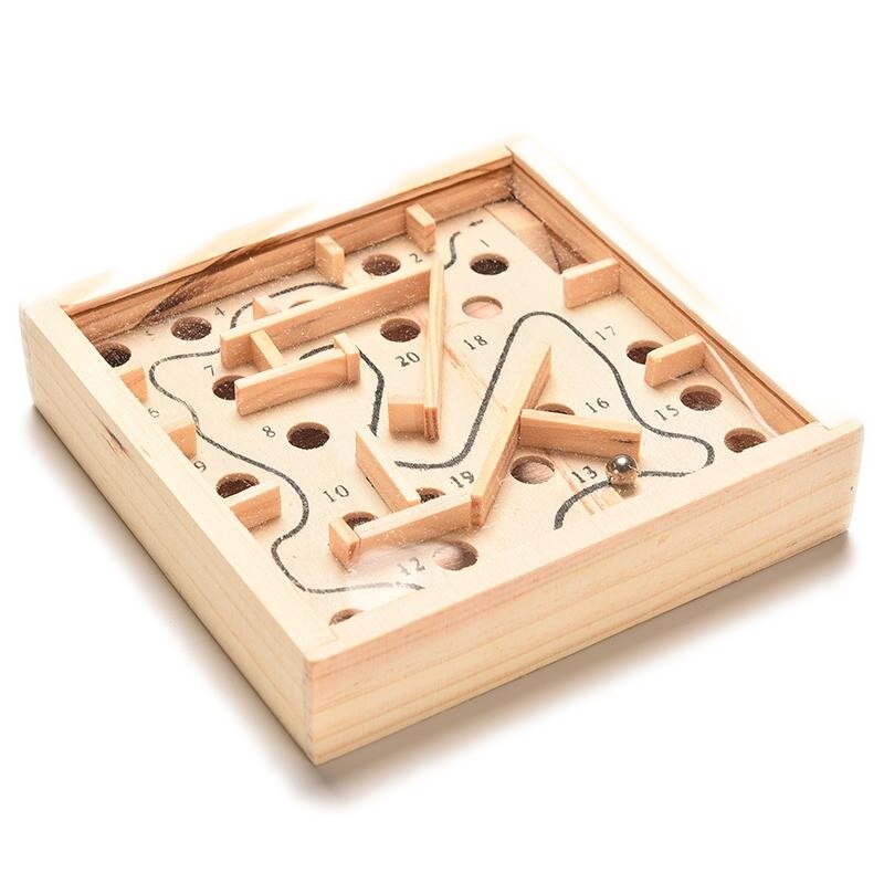 Solitaire Game Wooden Puzzle Toy Maze Board Kids C... – Grandado