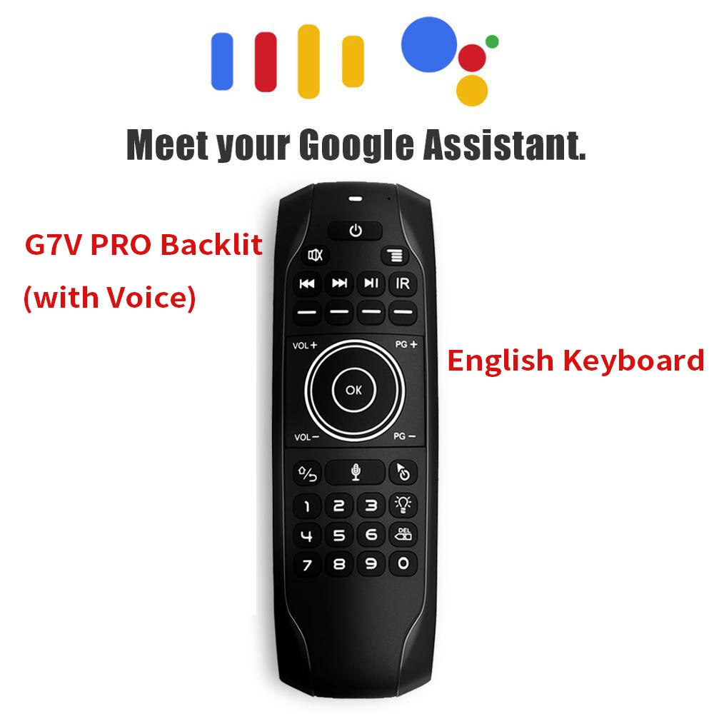 G7V Pro Engels Russisch Toetsenbord Gyro 2.4G Draa... – Grandado
