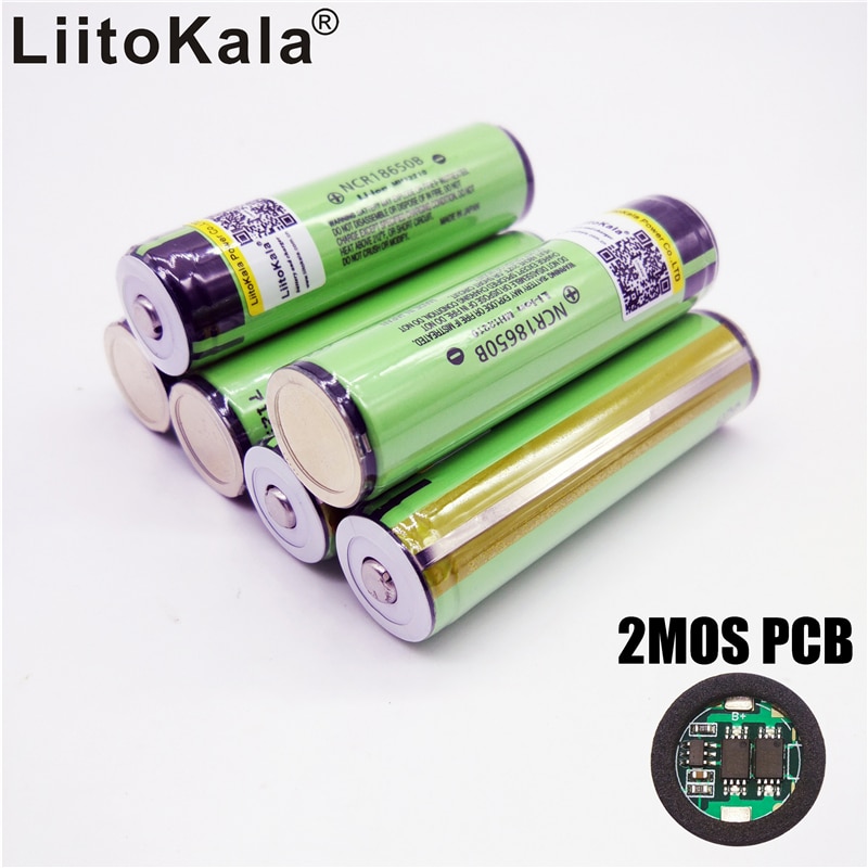 LiitoKala 18650 3400mAh battery 3.7V Li-ion Rechar... – Grandado