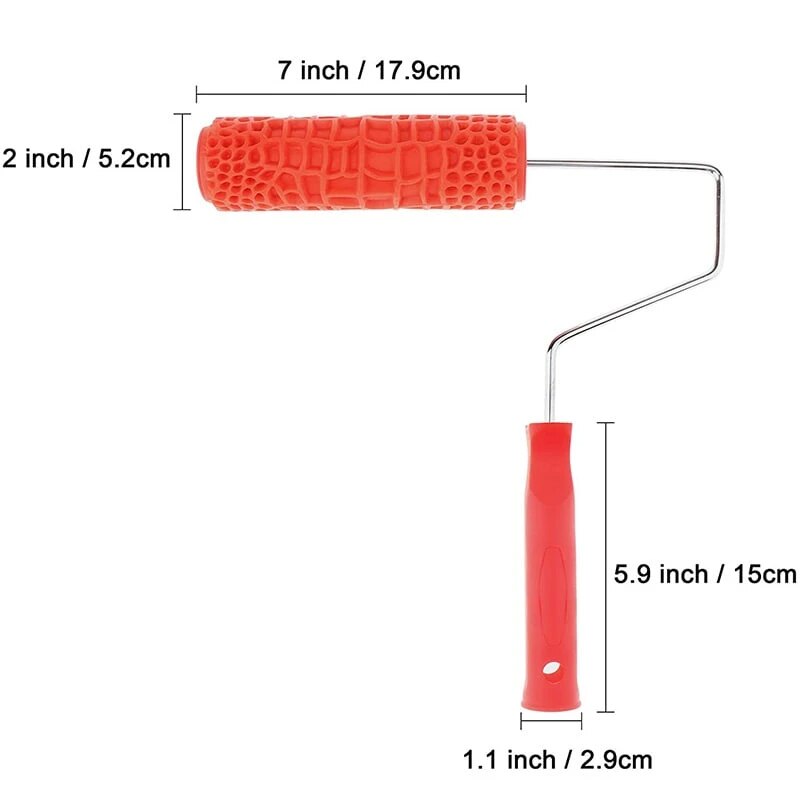 7inch Imitation Brick Pattern Embossing Cylinder W... – Vicedeal